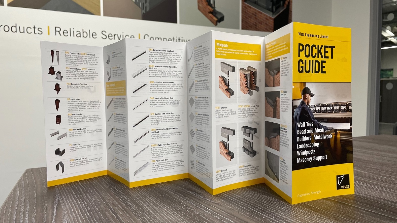 Our updated pocket guide with new products is now available. - Vista ...